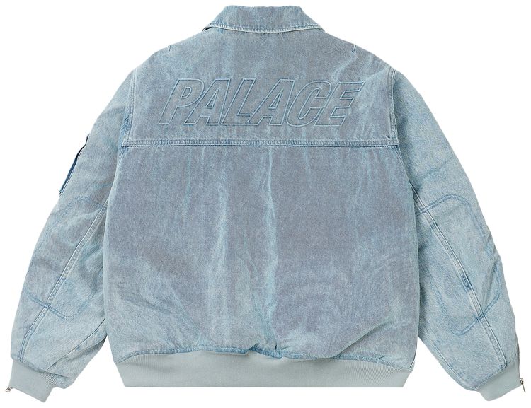 Buy Palace Zipped MA-1 Bomber Jacket 'Stone Wash' - P27JK006 | GOAT