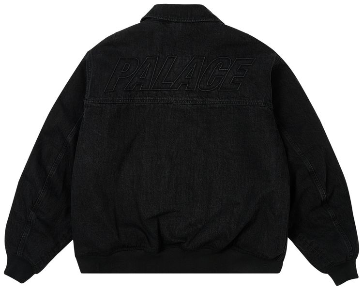 Buy Palace Zipped MA-1 Bomber Jacket 'Black' - P27JK040 | GOAT