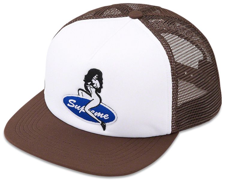 Buy Supreme Pin Up Mesh Back 5-Panel 'Brown' - FW22H131 BROWN | GOAT
