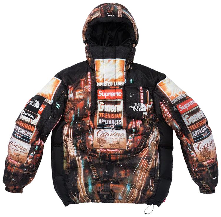 Buy Supreme x The North Face 800-Fill Half Zip Hooded Pullover 'Times Square' - FW22J4 TIMES ...