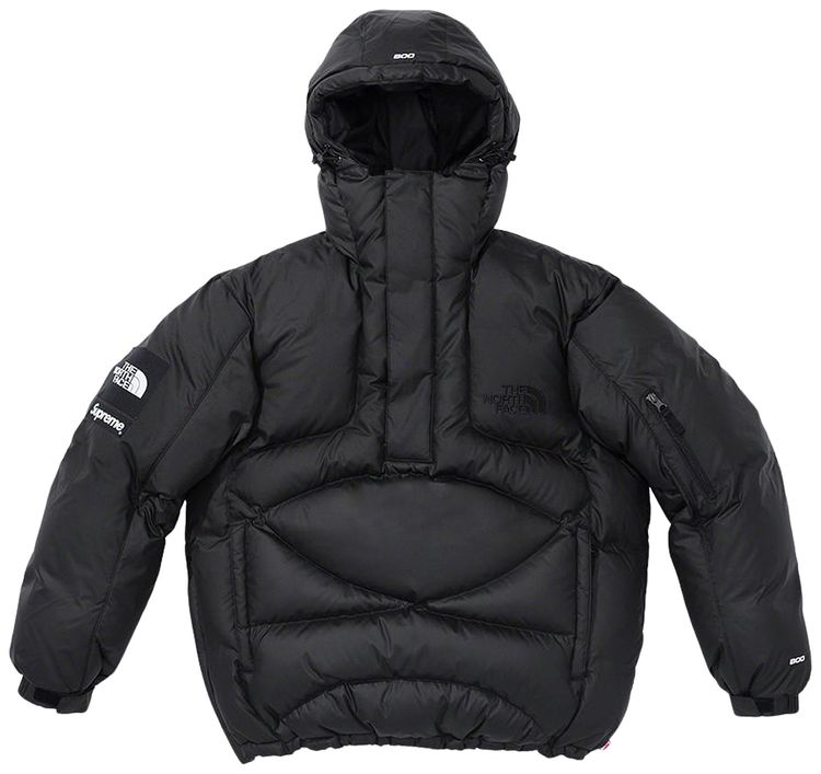 Buy Supreme x The North Face 800-Fill Half Zip Hooded Pullover 'Black' - FW22J4 BLACK | GOAT