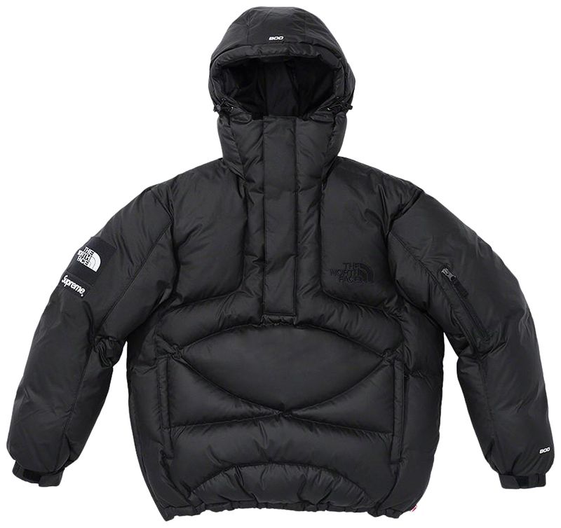 Buy Supreme x The North Face 800-Fill Half Zip Hooded Pullover 'Black' - FW22J4 BLACK | GOAT