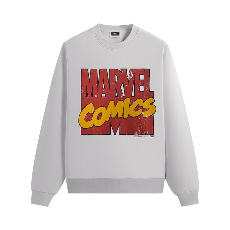 Buy Kith x Marvel Comics Vintage Nelson Crewneck 'White' - KHM032529 ...