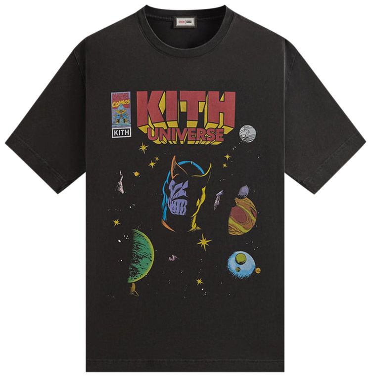 Buy Kith x Marvel Infinity Vintage Tee 'Black' - KHM032508 001 | GOAT