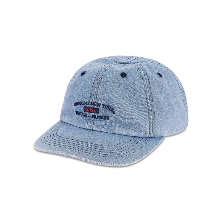 Buy Supreme World Famous 6-Panel 'Denim' - SS21H20 DENIM | GOAT NL