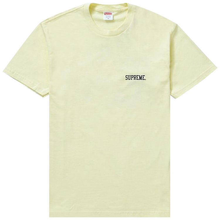 Buy Supreme Heroines Tee 'Pale Yellow' - FW19T45 PALE YELLOW | GOAT