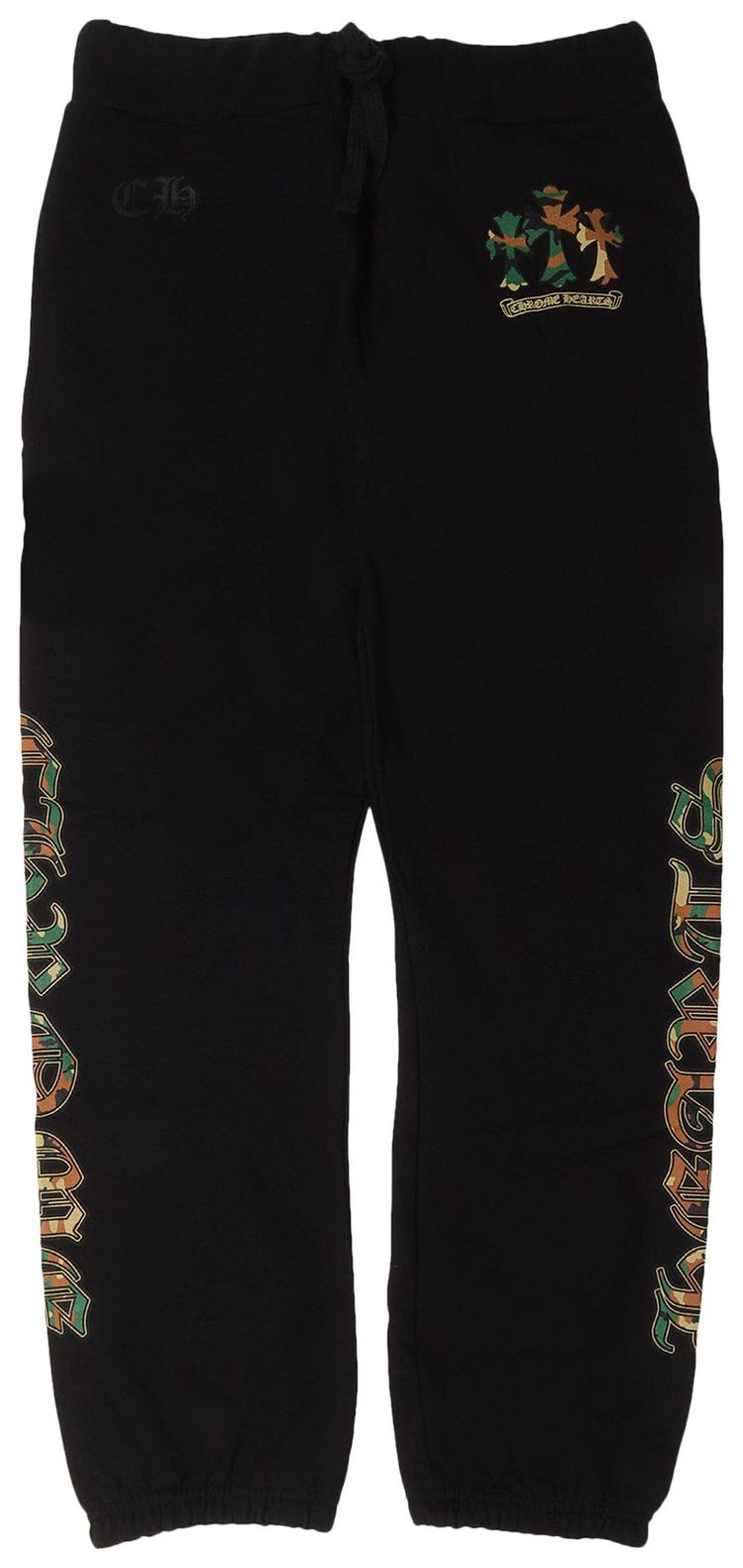 Buy Chrome Hearts Camo Triple Cross Sweatpants 'Black' - 1383 ...