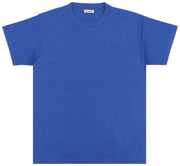Buy Balenciaga Back Patch T-Shirt 'Blue' - 518262 TAV51 4011 | GOAT