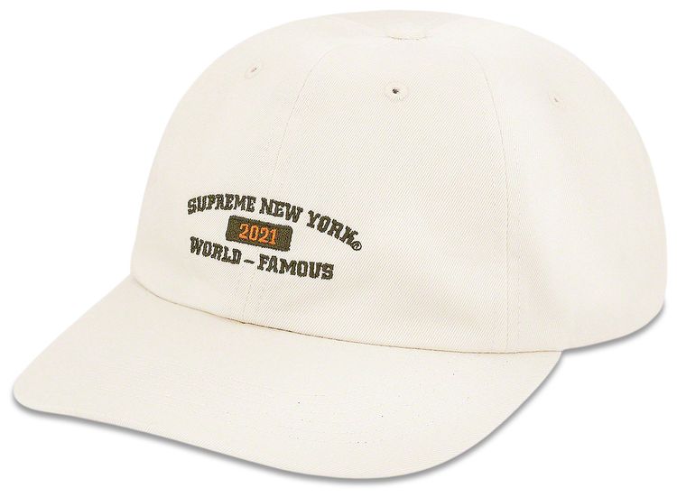 Buy Supreme World Famous 6-Panel 'Stone' - SS21H20 STONE | GOAT DE
