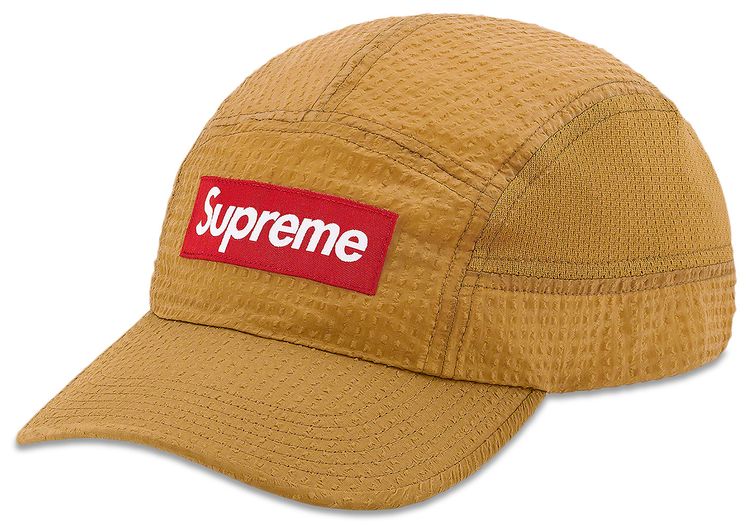 Buy Supreme Mesh Seersucker Camp Cap 'Tan' - SS21H15 TAN | GOAT