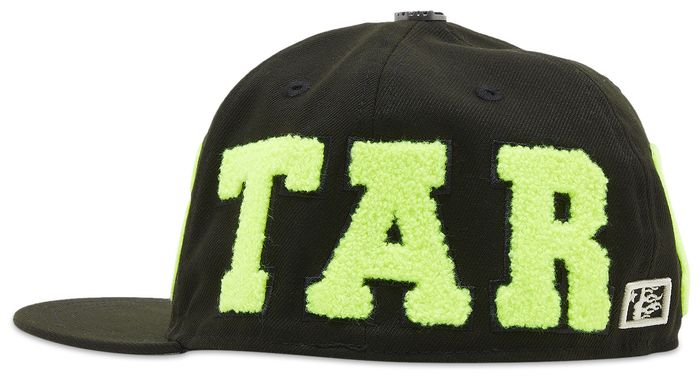 Buy Hellstar OG Patch Fitted Hat 'Black/Neon Green' - HS01HAT002 BLAC | GOAT