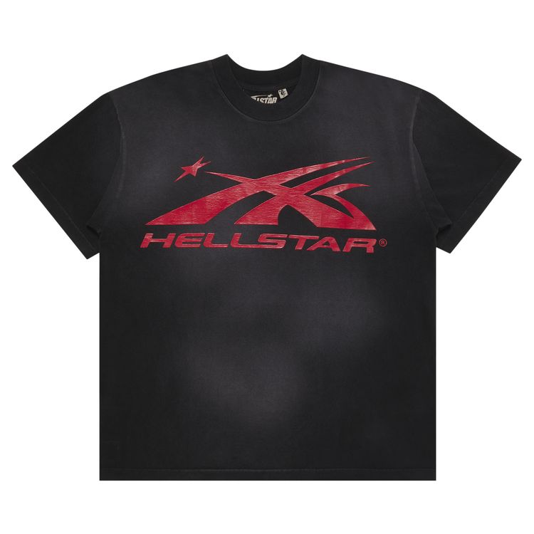 Buy Hellstar Classic Tee 'Black/Red' - 9357 1SS240103CT BLRD | GOAT