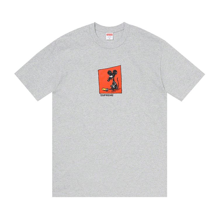 Buy Supreme Mouse Tee 'Heather Grey' - SS21T21 HEATHER GREY | GOAT