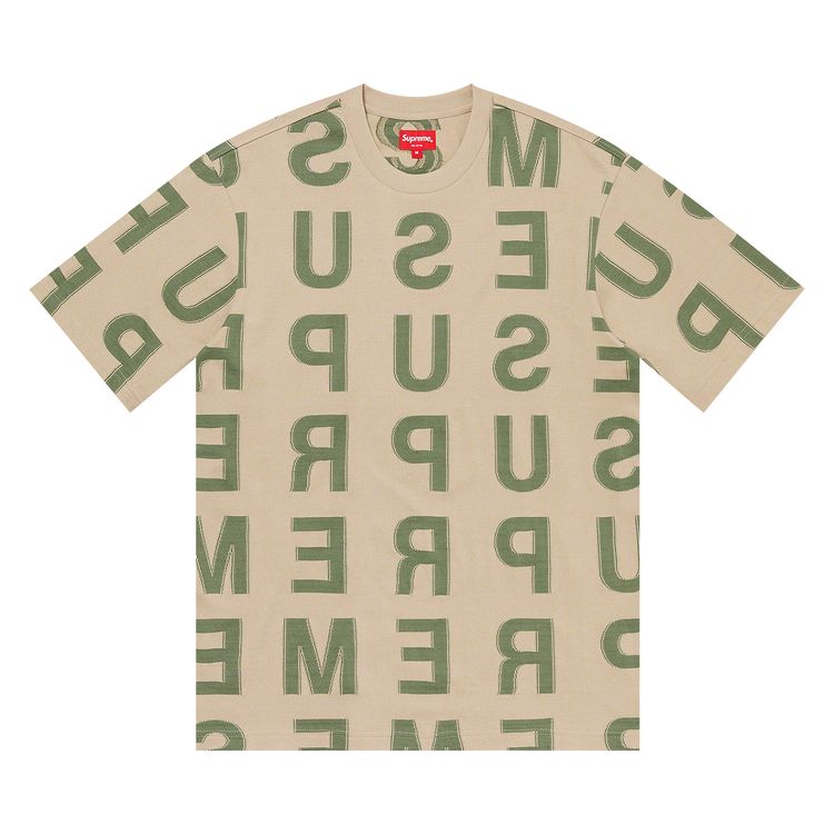 Buy Supreme Intarsia Short-Sleeve Top 'Clay' - SS21KN35 CLAY | GOAT AU