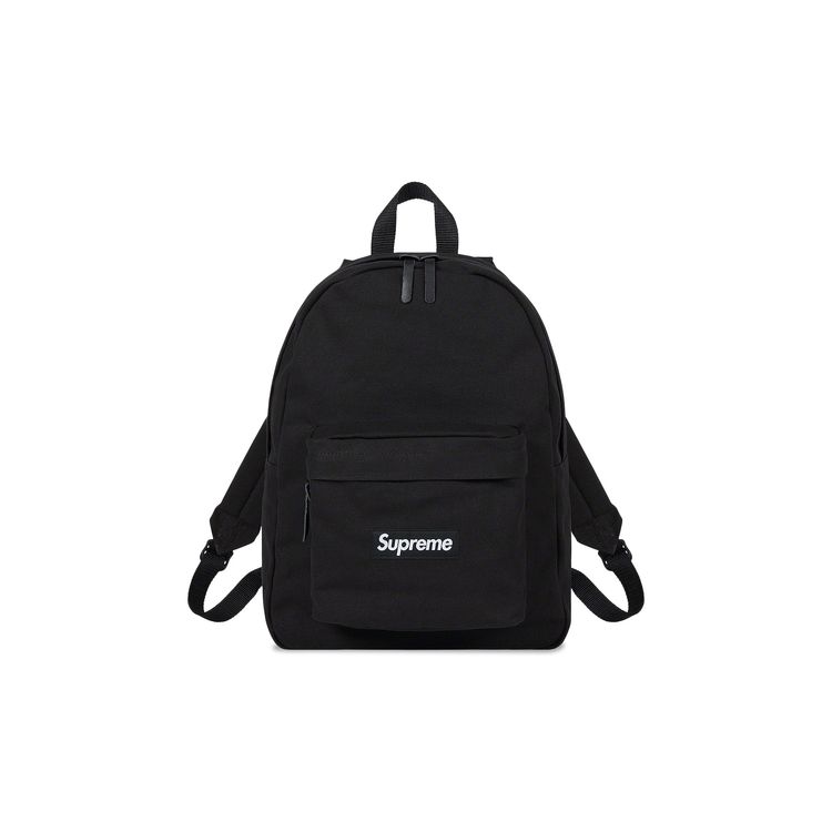 Buy Supreme Canvas Backpack 'Black' - SS21B24 BLACK | GOAT