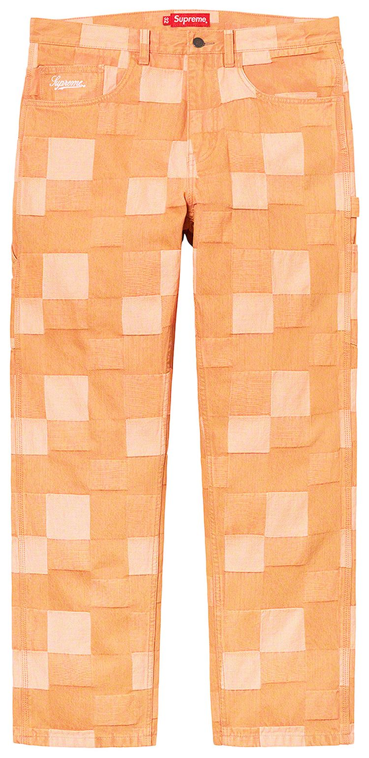 Buy Supreme Patched Denim Painter Pant 'Rust' - SS21P21 RUST | GOAT UK