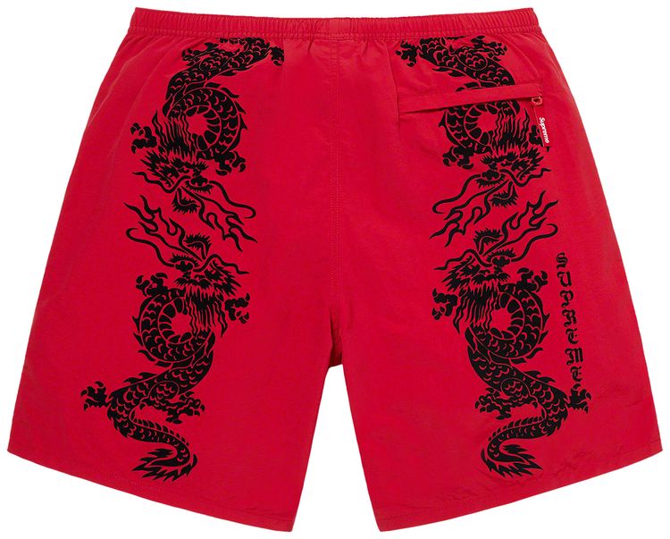 Buy Supreme Dragon Water Short 'Red' - SS21SH40 RED | GOAT AU