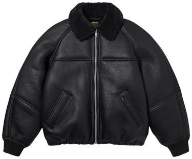 Buy Supreme x Schott Shearling Bomber Jacket 'Black' - FW23J91 BLACK ...