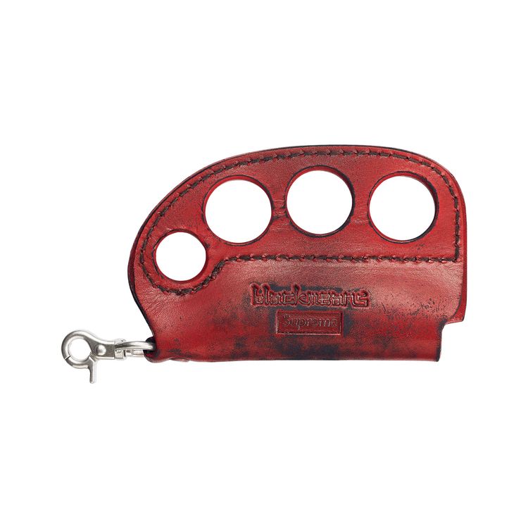 Buy Supreme x blackmeans Leather Lighter Case 'Red' - FW23A9A RED | GOAT
