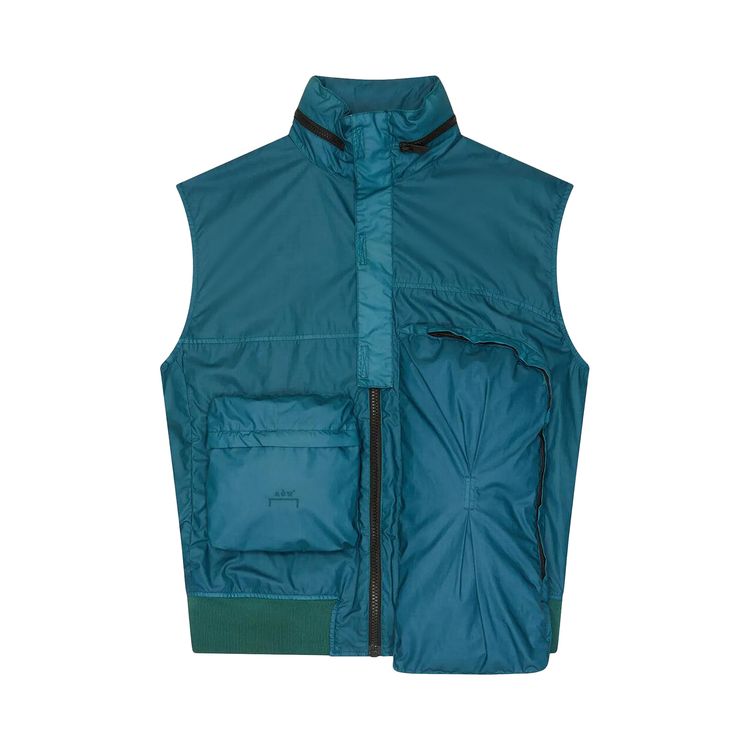 Buy A-Cold-Wall* Asymmetric Gilet 'Teal' - ACWMO248 TEAL | GOAT UK
