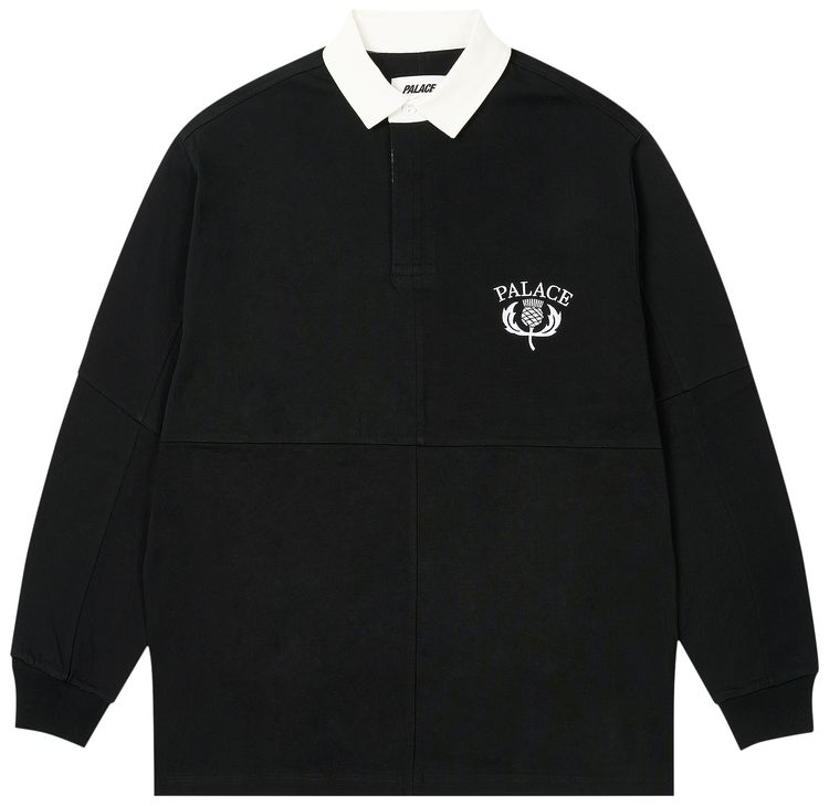 Buy Palace Thistle Rugby 'Black' - P27ES035 | GOAT UK