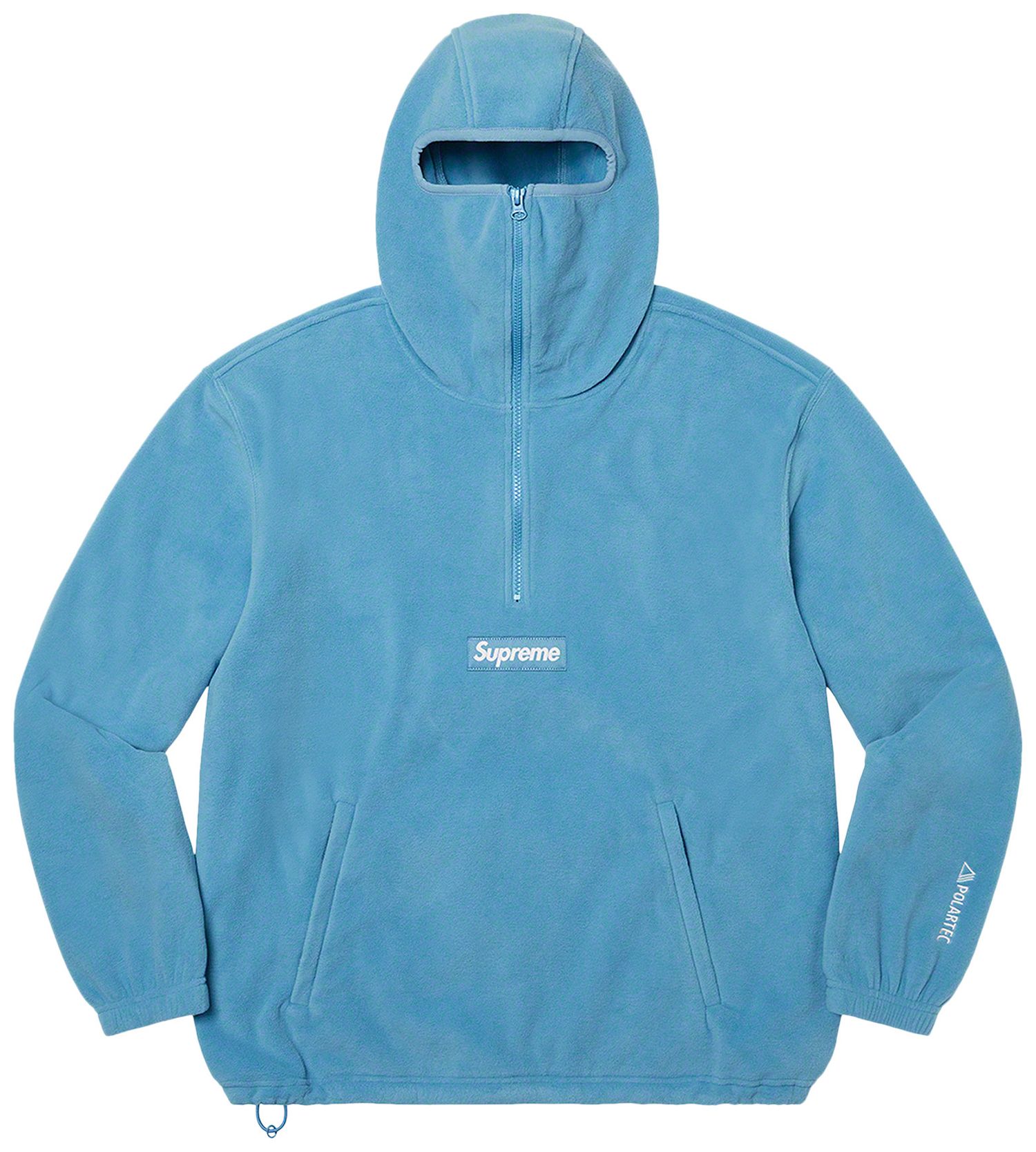 Buy Supreme x Polartec Facemask Half Zip Pullover 'Dusty Teal ...