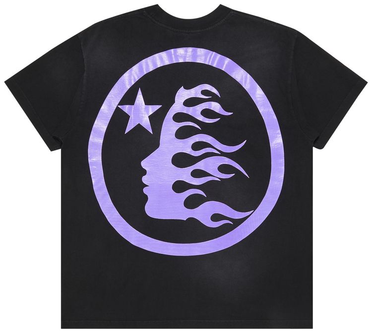 Buy Hellstar Classic Tee 'Black/Purple' - 9357 1SS240103CT BLPU | GOAT
