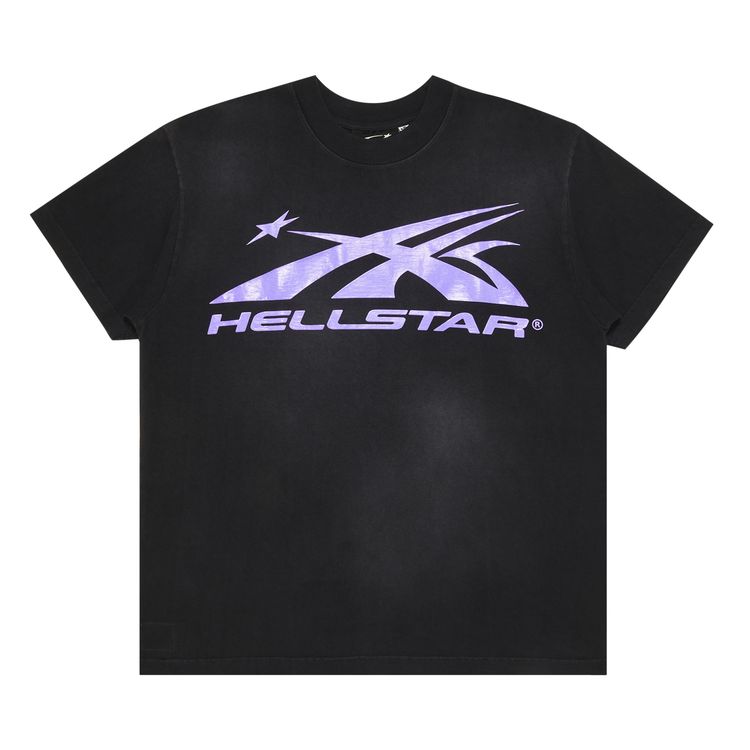 Buy Hellstar Classic Tee 'Black/Purple' - 9357 1SS240103CT BLPU | GOAT