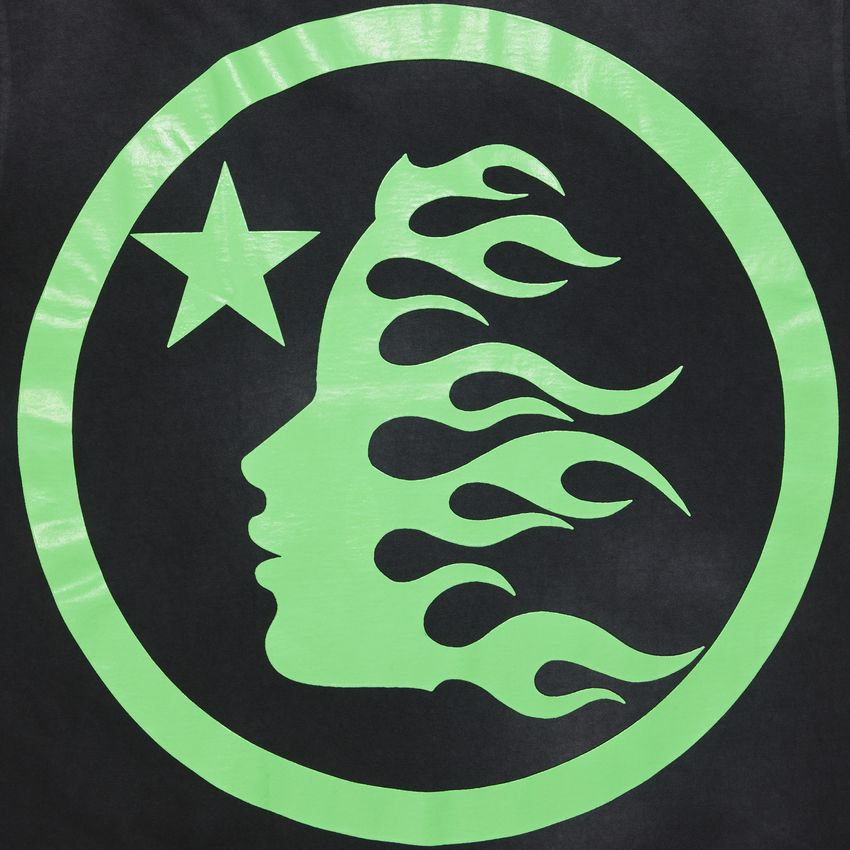 Buy Hellstar Classic T-Shirt (Gel Print) 'Black/Green' - HSCC01TEE001 ...