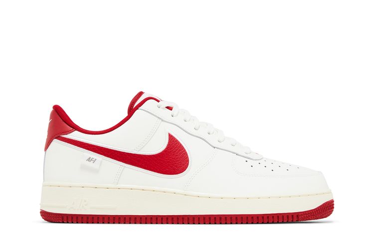 Buy Nike Air Force 1 '07 'Sail Gym Red Embroidered Swoosh' - FV0392 101 ...