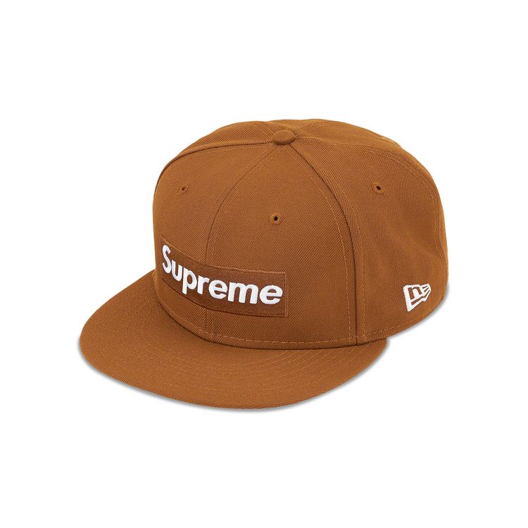 Buy Supreme Money Box Logo New Era 'Brown' - FW22H37 BROWN | GOAT