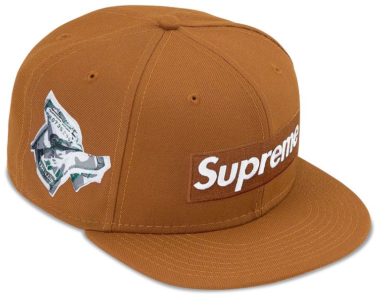 Buy Supreme Money Box Logo New Era 'Brown' - FW22H37 BROWN | GOAT