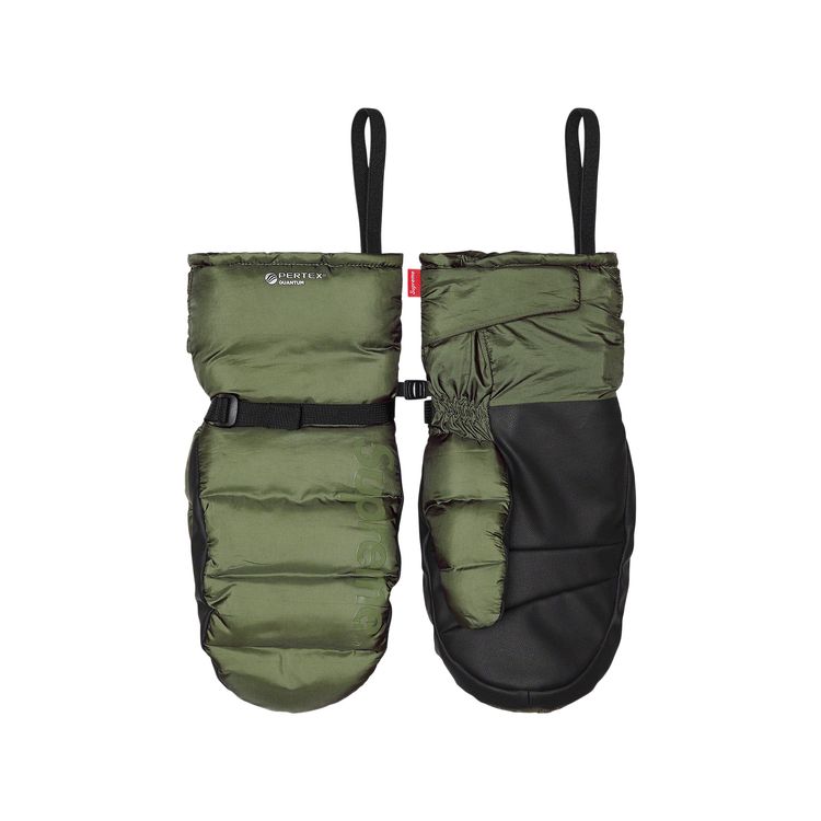 Buy Supreme Featherweight Down Mittens 'Olive' - FW23A17 OLIVE | GOAT