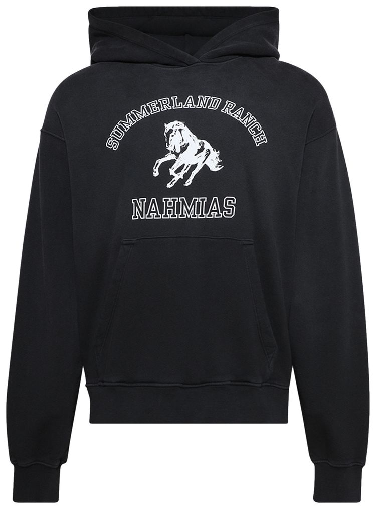 Buy Nahmias Summerland Ranch Hoodie 'Worn Black' - Y2 H1B1 023 WORN | GOAT