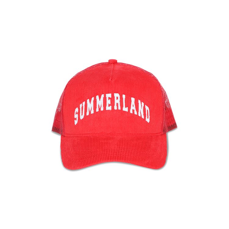 Buy Nahmias Summerland Corduroy Trucker Hat 'Cherry' - TR3 G33 610 CHER ...