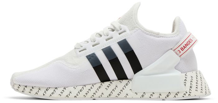Buy Adidas NMD_R1 V2 'Japanese Print - White Red' - ID2853 | GOAT