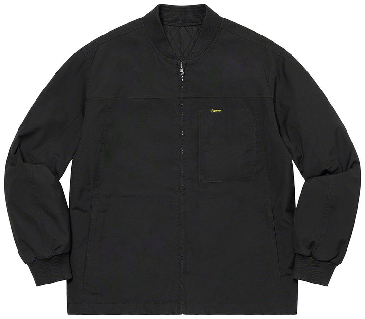 Buy Supreme Reversible Tech Work Jacket 'Black' - SS21J12 BLACK | GOAT