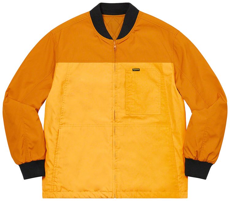 Buy Supreme Reversible Tech Work Jacket 'Mustard' - SS21J12 MUSTARD | GOAT