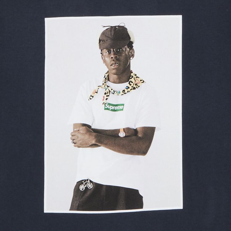 Buy Supreme Tyler, The Creator Tee 'Navy' - FW24T43 NAVY | GOAT