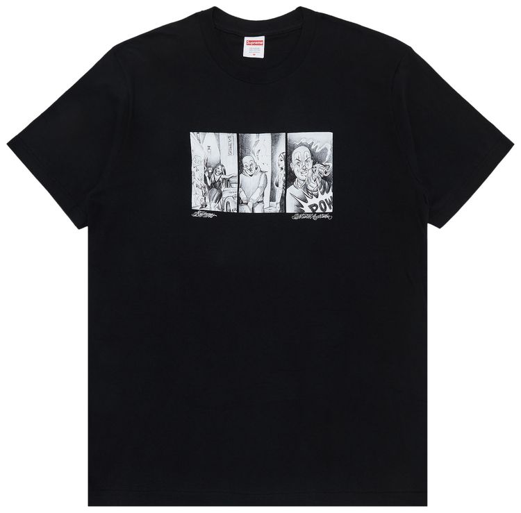 Buy Supreme Mister Cartoon Pow Tee 'Black' - FW24T36 BLACK | GOAT