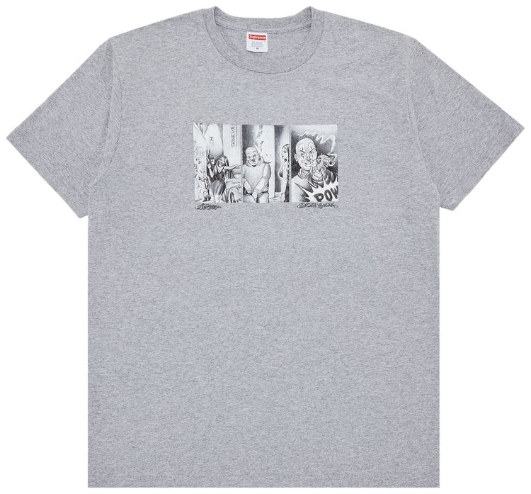 Buy Supreme Mister Cartoon Pow Tee 'Heather Grey' - FW24T36 HEATHER ...