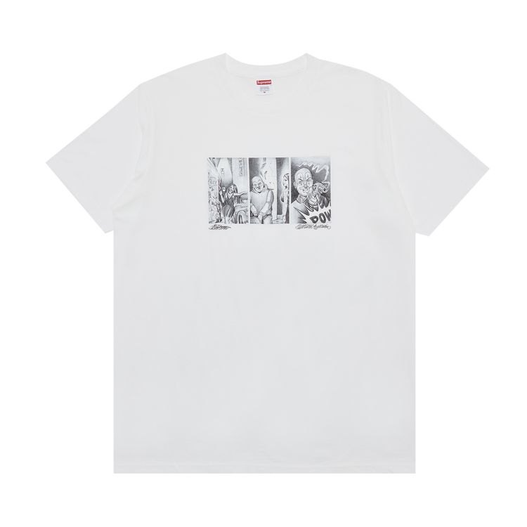 Buy Supreme Mister Cartoon Pow Tee 'White' - FW24T36 WHITE | GOAT