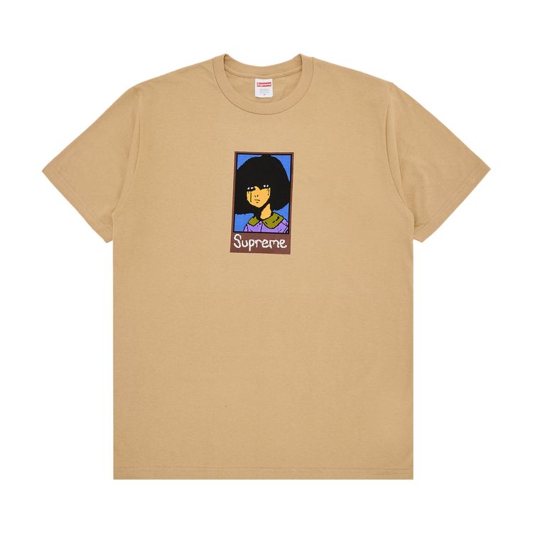 Buy Supreme Emo Tee 'Khaki' - FW24T28 KHAKI | GOAT