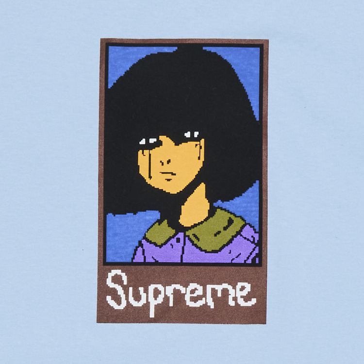 Buy Supreme Emo Tee 'Powder Blue' - FW24T28 POWDER BLUE | GOAT