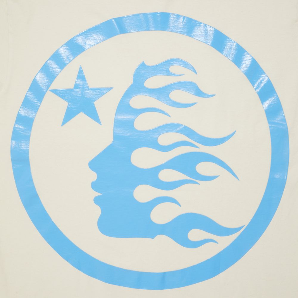 Buy Hellstar Classic T-Shirt (Gel Print) 'White/Blue' - HSCC01TEE003 ...
