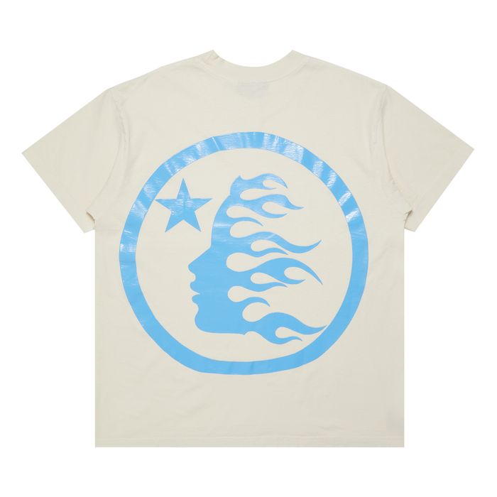 Buy Hellstar Classic T-Shirt (Gel Print) 'White/Blue' - HSCC01TEE003 ...
