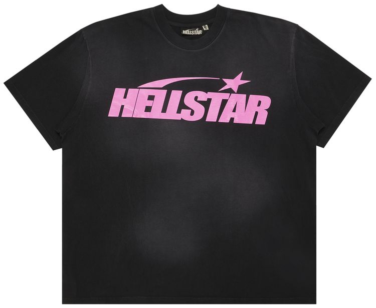 Buy Hellstar Classic T-Shirt (Gel Print) 'Black/Pink' - HSCC01TEE002 ...