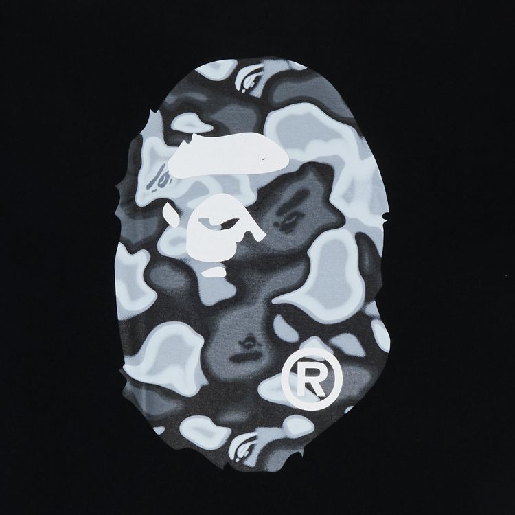 Buy BAPE Liquid Camo Big Ape Head Tee 'Black' - 1K30 110 029 BLACK | GOAT