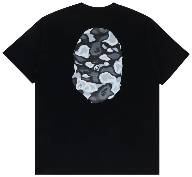 Buy BAPE Liquid Camo Big Ape Head Tee 'Black' - 1K30 110 029 BLACK | GOAT