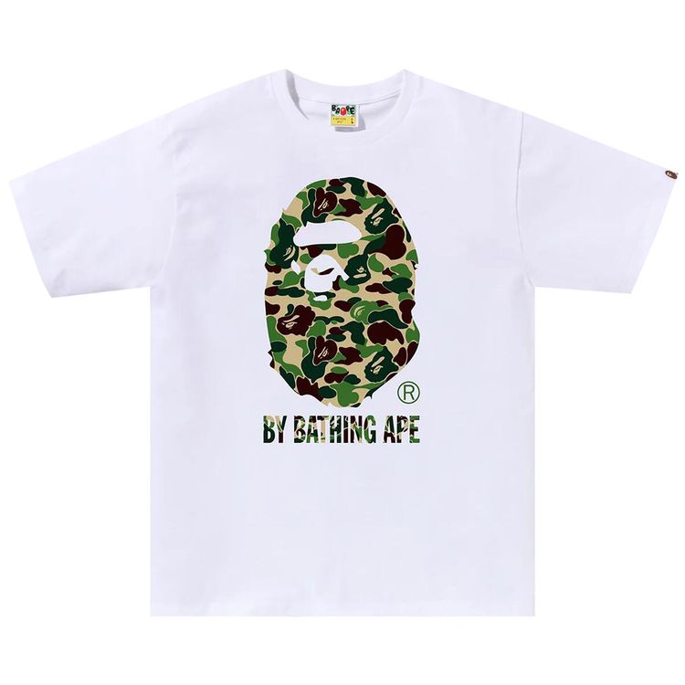 Buy BAPE ABC Camo By Bathing Ape Tee 'White/Green' - 1K80 110 006 WHITE ...